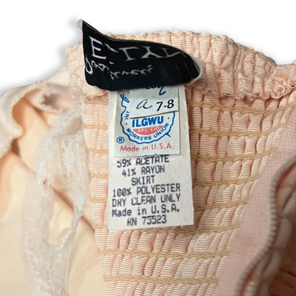 Positively Ellyn | Dresses | 8s Vintage Deadstock Strapless Gown Pale ...